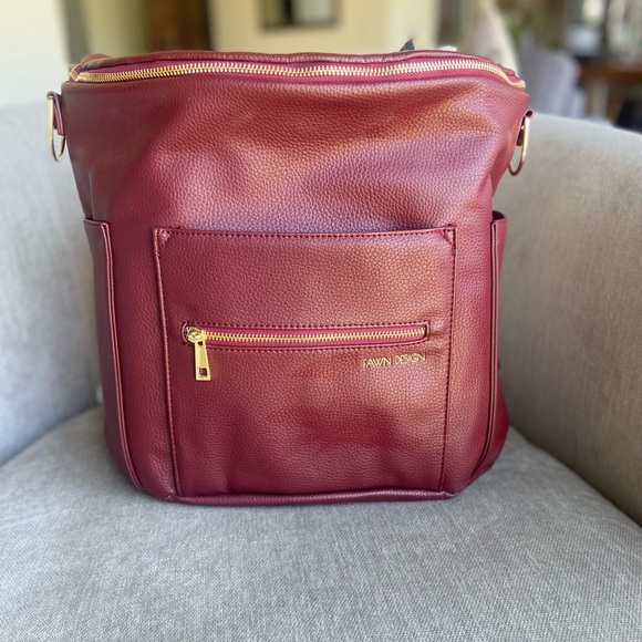 Fawn Design | Bags | Fawn Design The Original Diaper Bag Burgundy Like ...